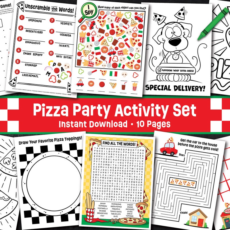 Party Coloring - Etsy