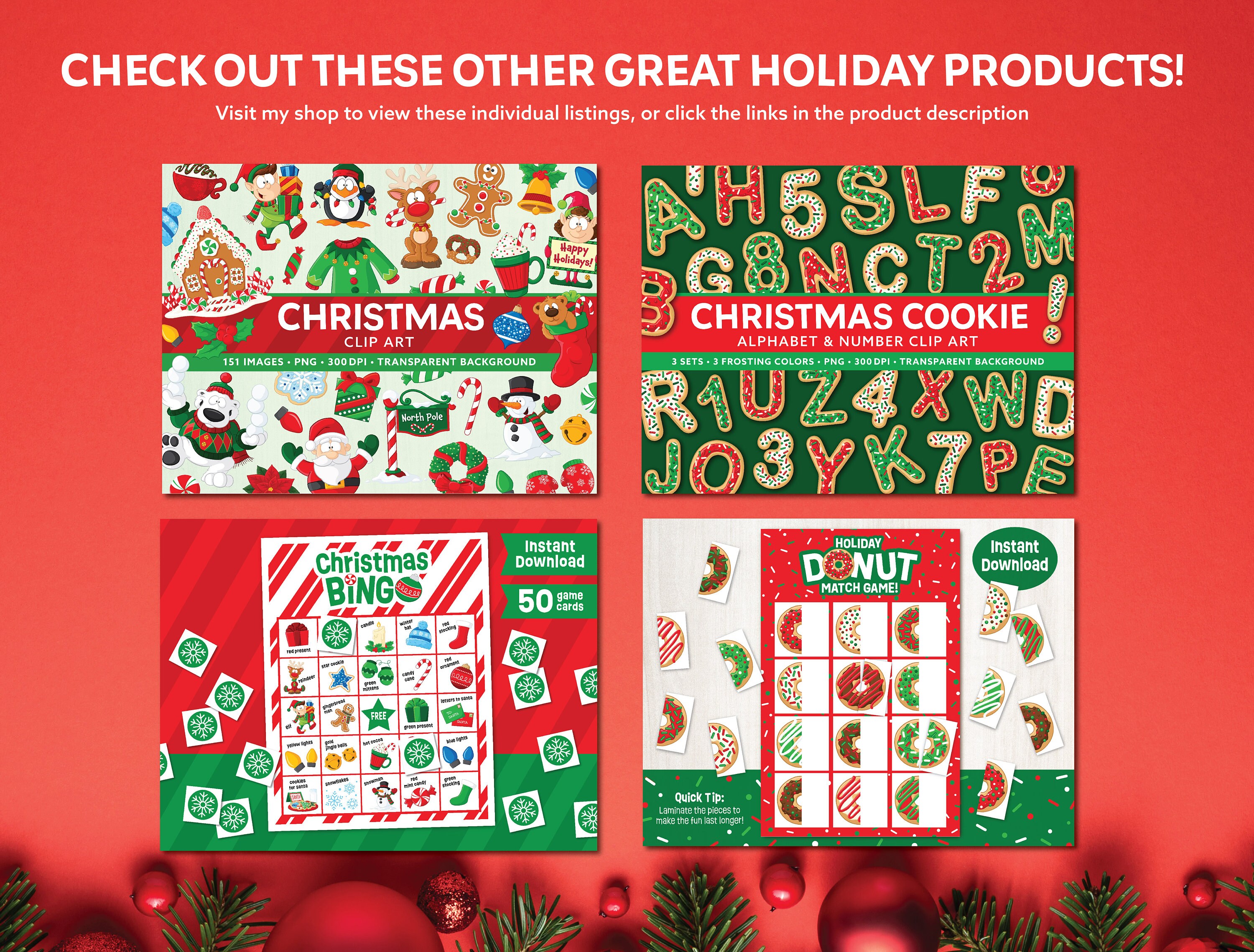 Kids Christmas Activity Bundle - Christmas Party Games for Kids ...