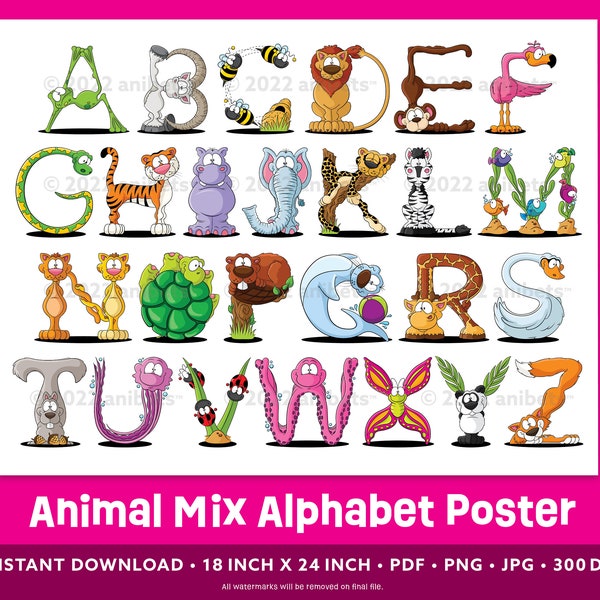 Alphabet Art - Etsy