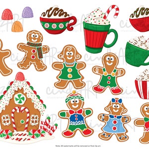 Cute Christmas Clip Art - Commercial Use - Christmas Clipart Bundle ...