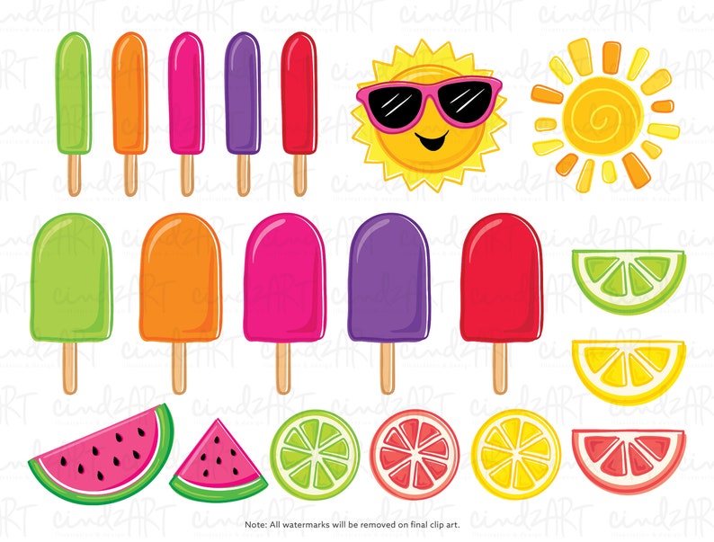 Summer Beach Clipart Pool Party Clip Art Beach Party Clipart Cute ...