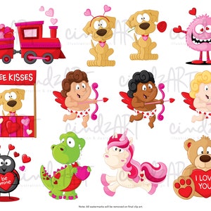 Cute Valentine's Day Clip Art - Valentine Clipart - Chocolate Candy ...