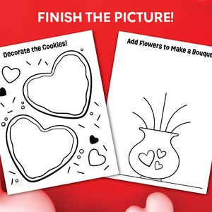 Kids Valentine's Day Activity Bundle - Valentine Party Kid Games ...