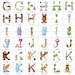 Animal Letter Printables - Animal Alphabet - Cute Animal Letters ...