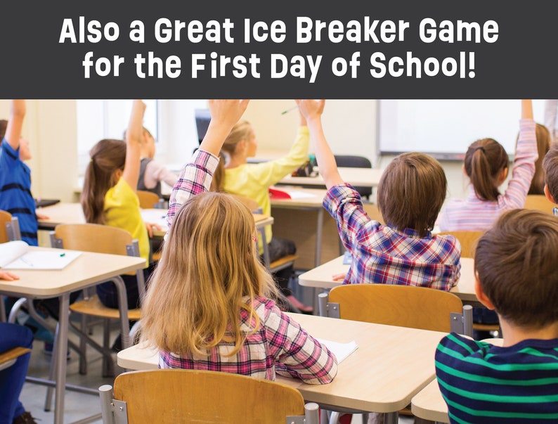 Back to School Bingo Game Printable - Instant Download - Classroom ...