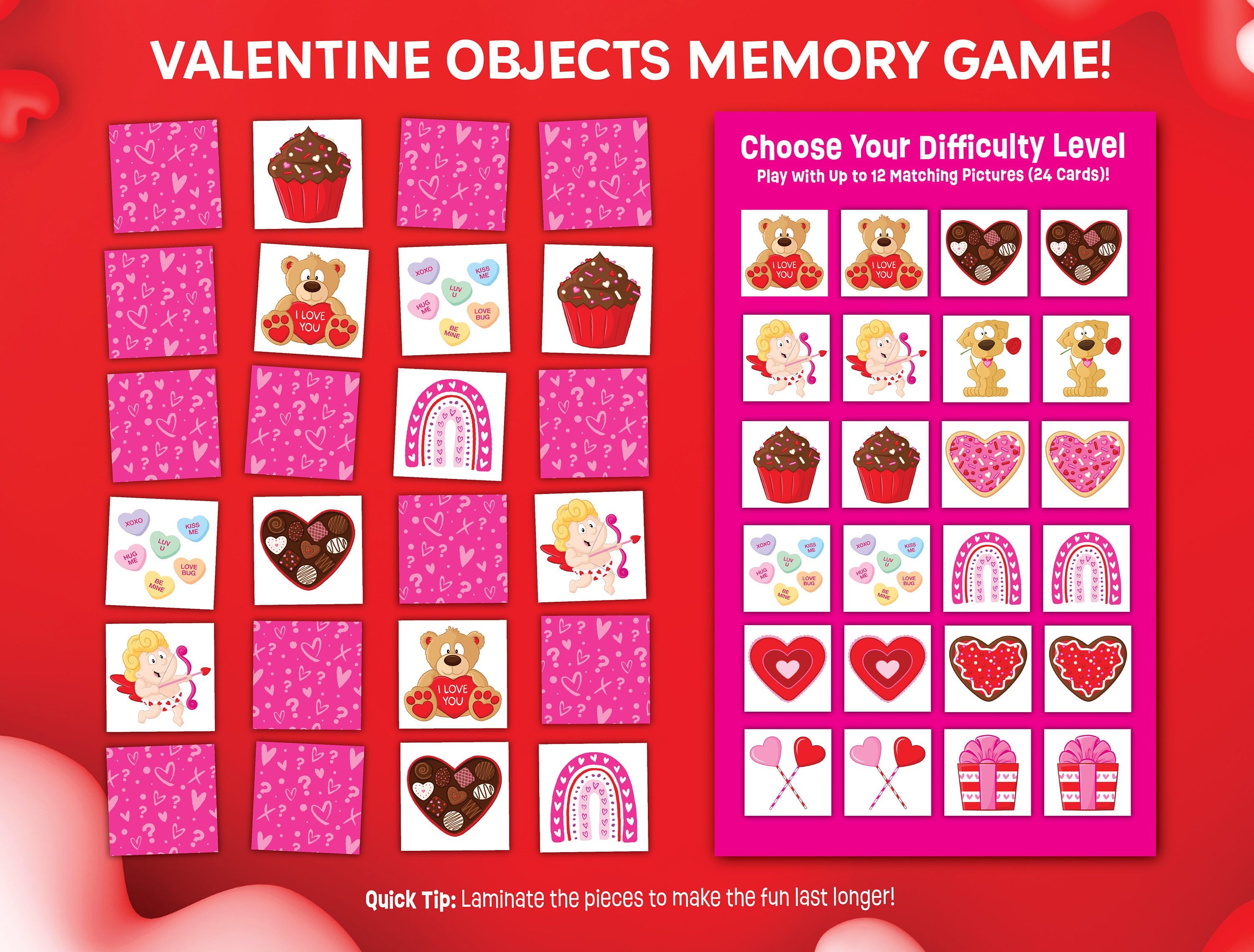 Printable Valentine's Day Activity Bundle Valentine Party Kid Games ...