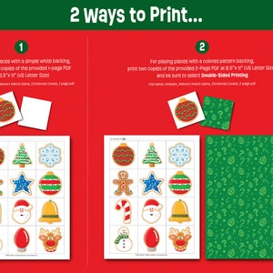 Christmas Memory Match Game - Instant Download - Fun Activity ...