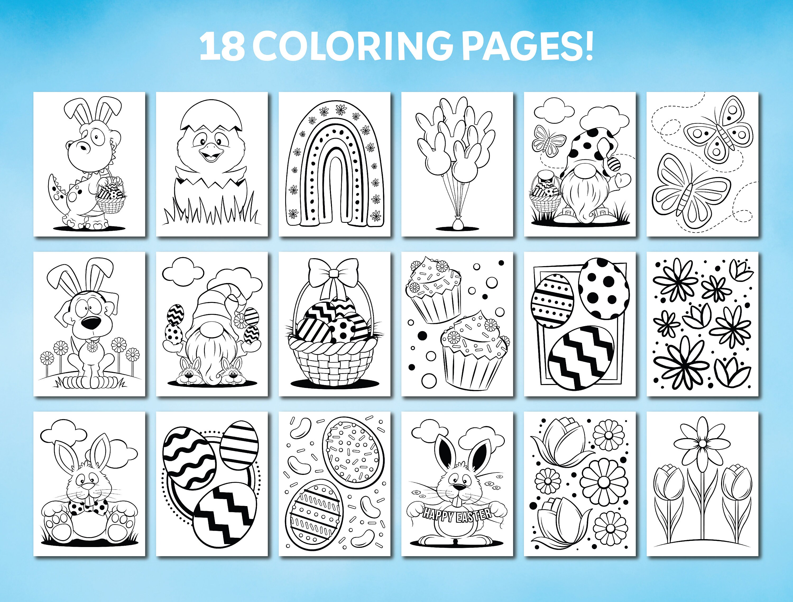 Easter Spring Activity Set Printable - Instant Download - Easter ...