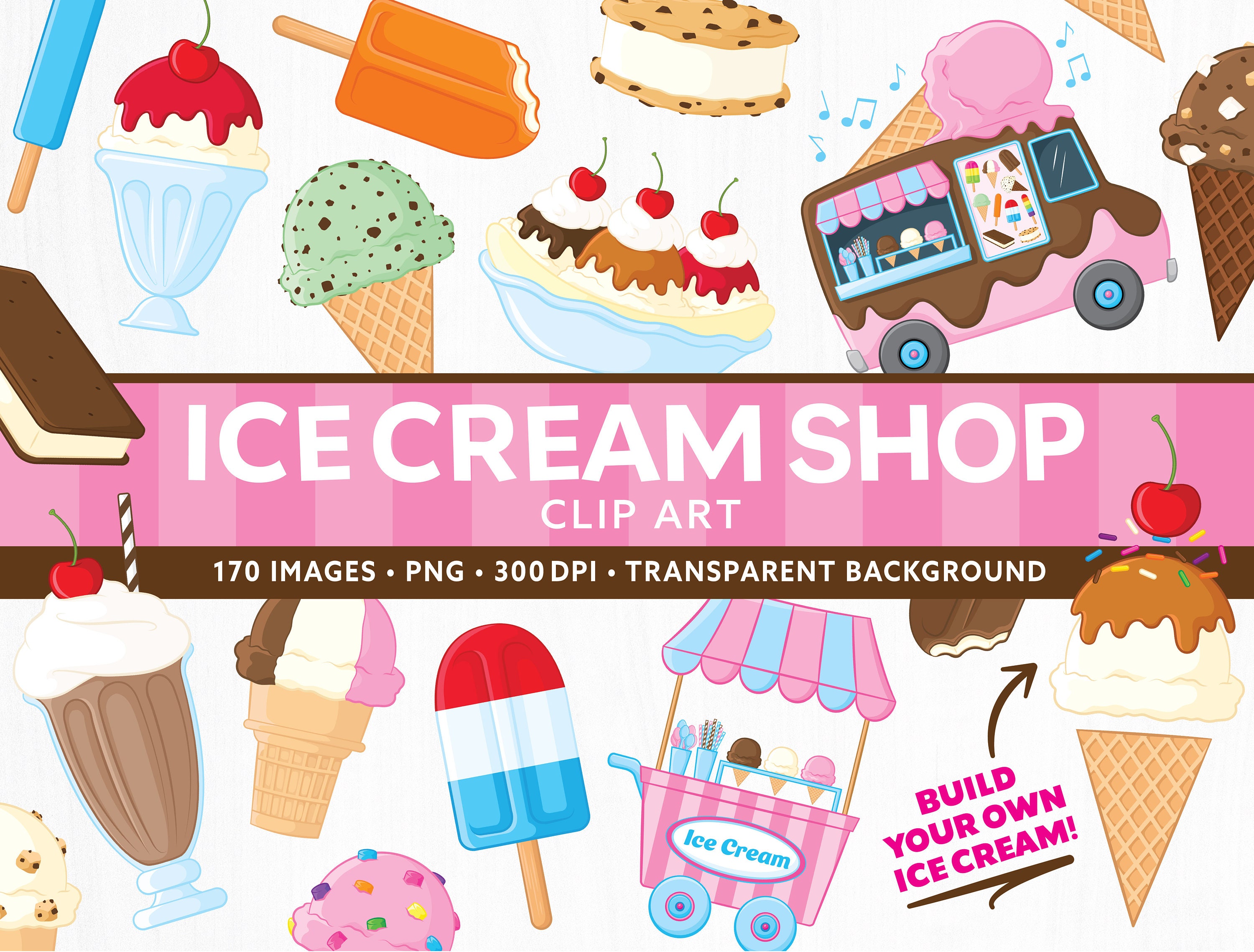 Ice Cream Shop Clipart