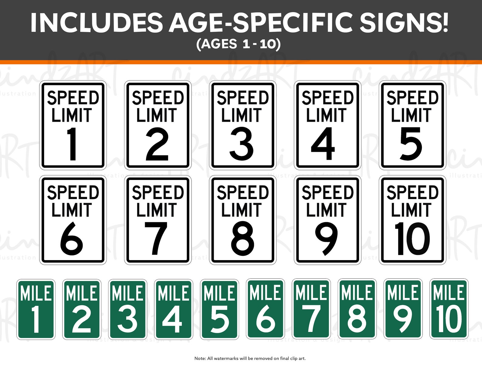 Birthday Road Sign Clipart Construction Sign Birthday Decor Road Sign ...