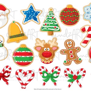 Cute Christmas Clip Art - Commercial Use - Christmas Clipart Bundle ...