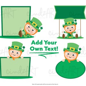Leprechaun Clipart - Cute St. Patricks Day Clipart - Lucky Leprechaun ...