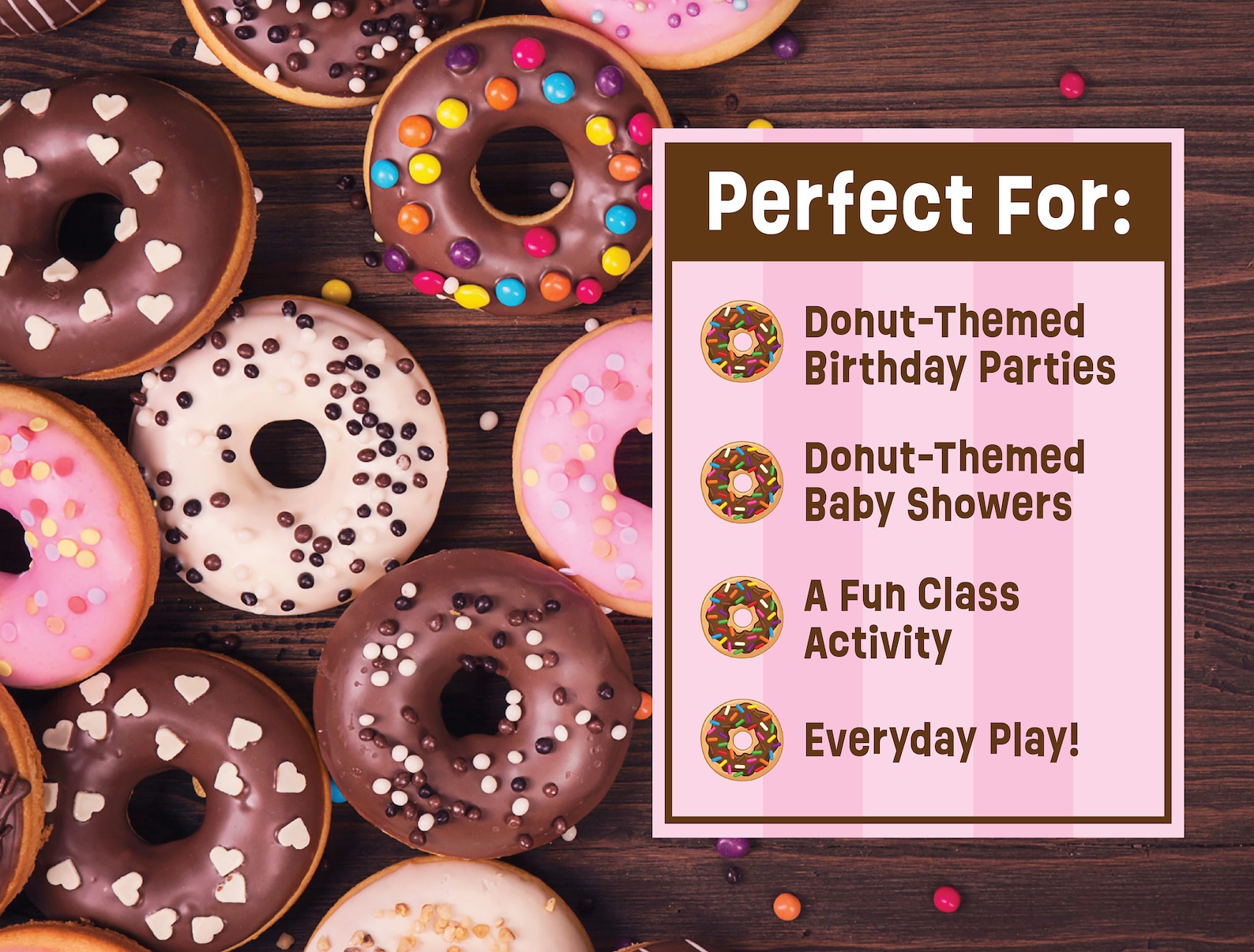 Donut Shop Bingo Game Printable - Instant Download - Donut Baby Shower ...