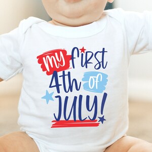 My First 4th of July Shirt SVG - My 1st 4th Baby PNG Sublimation - 4th ...