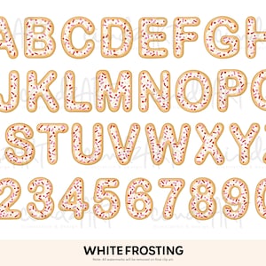 Valentine Cookie Clipart - Instant Download - Valentine's Day Font ...