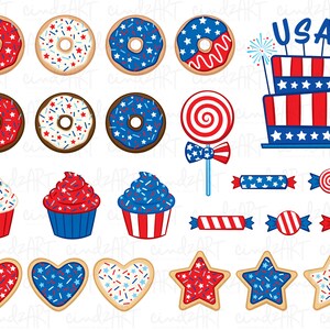 Patriotic Clip Art - 4th of July Clipart - Independence Day USA Clipart ...