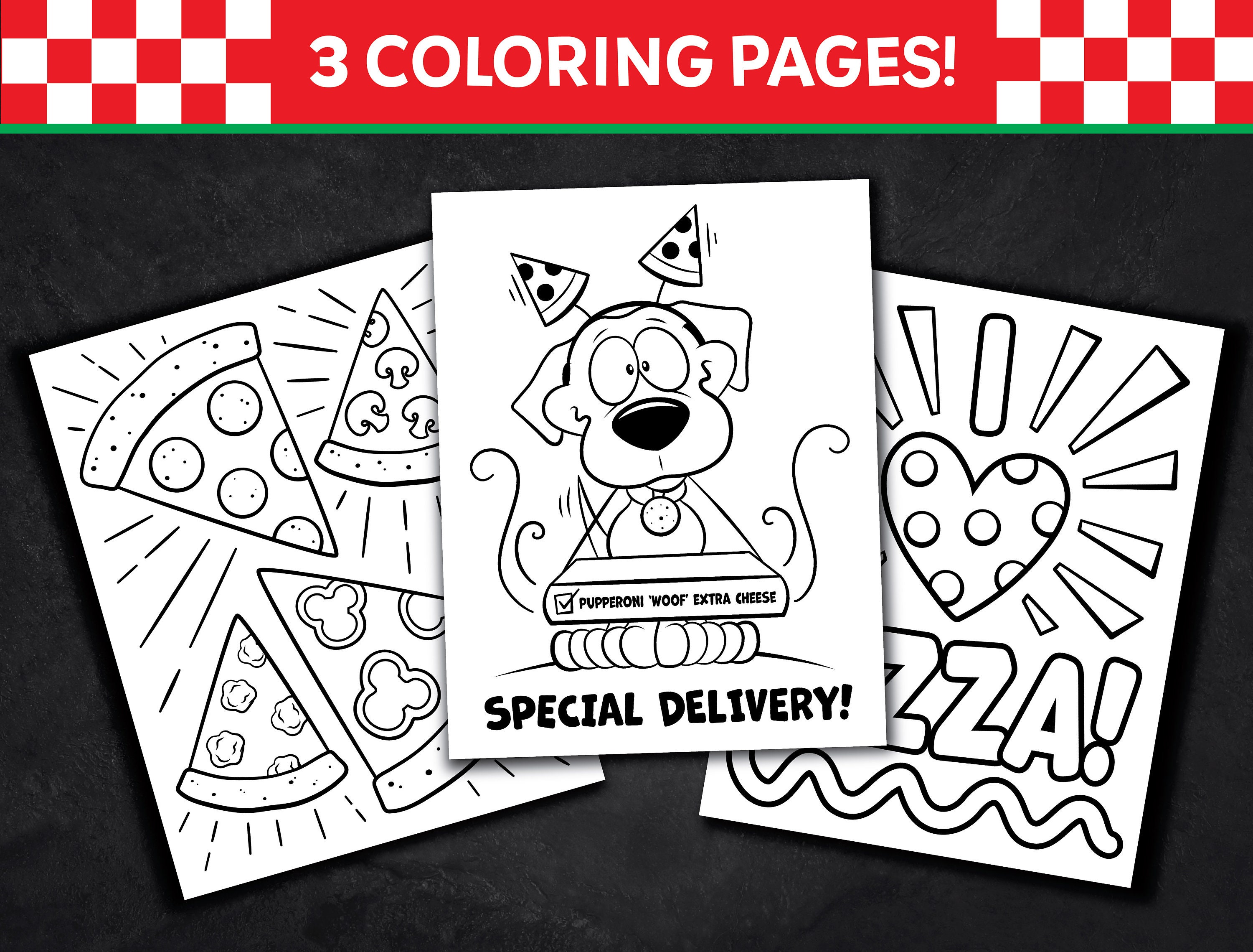 Pizza Party Activity Bundle Kids Pizza Party Printable Games Pizza ...