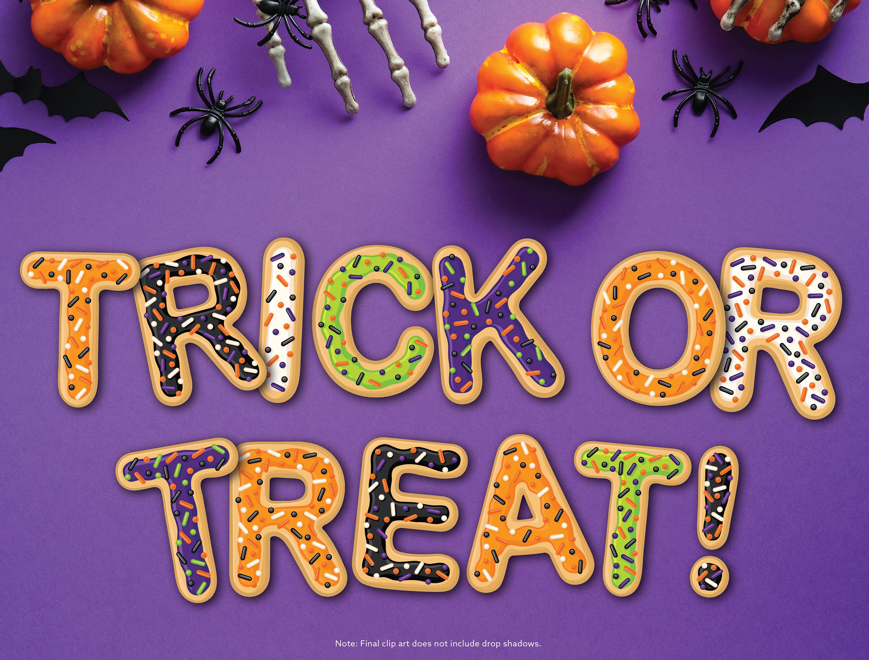 Halloween Cookie Clipart Instant Download Halloween Font Halloween ...