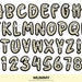 Halloween Alphabet Number Clipart - Instant Download PNG - Make Your ...