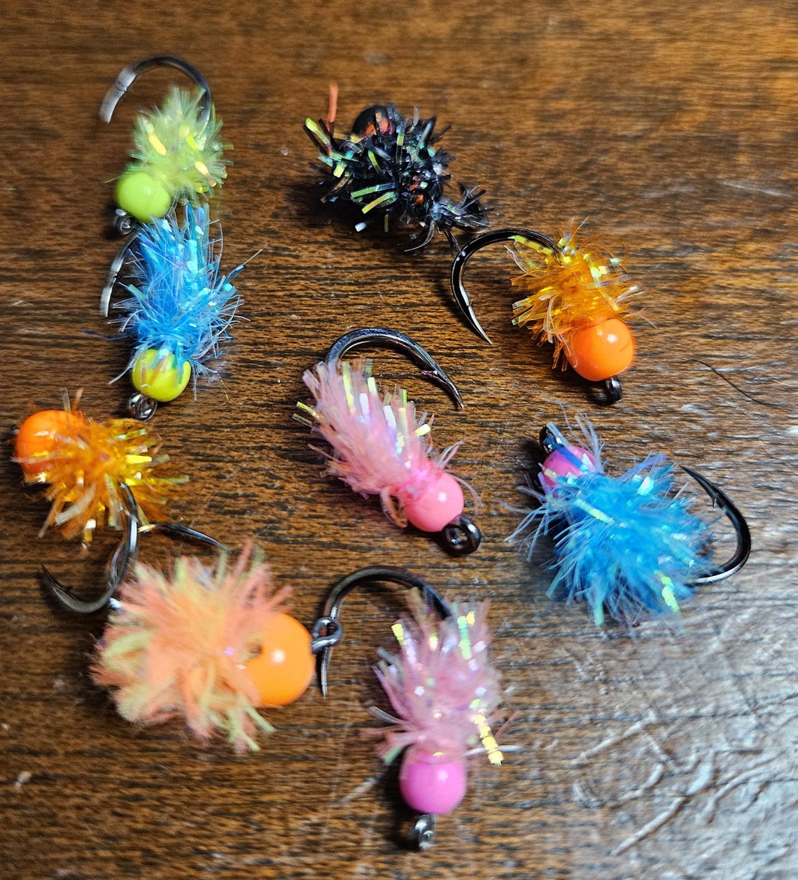 Hand-tied Estaz Salmon/steelhead Fishing Eggs: Tungsten Weighted ...