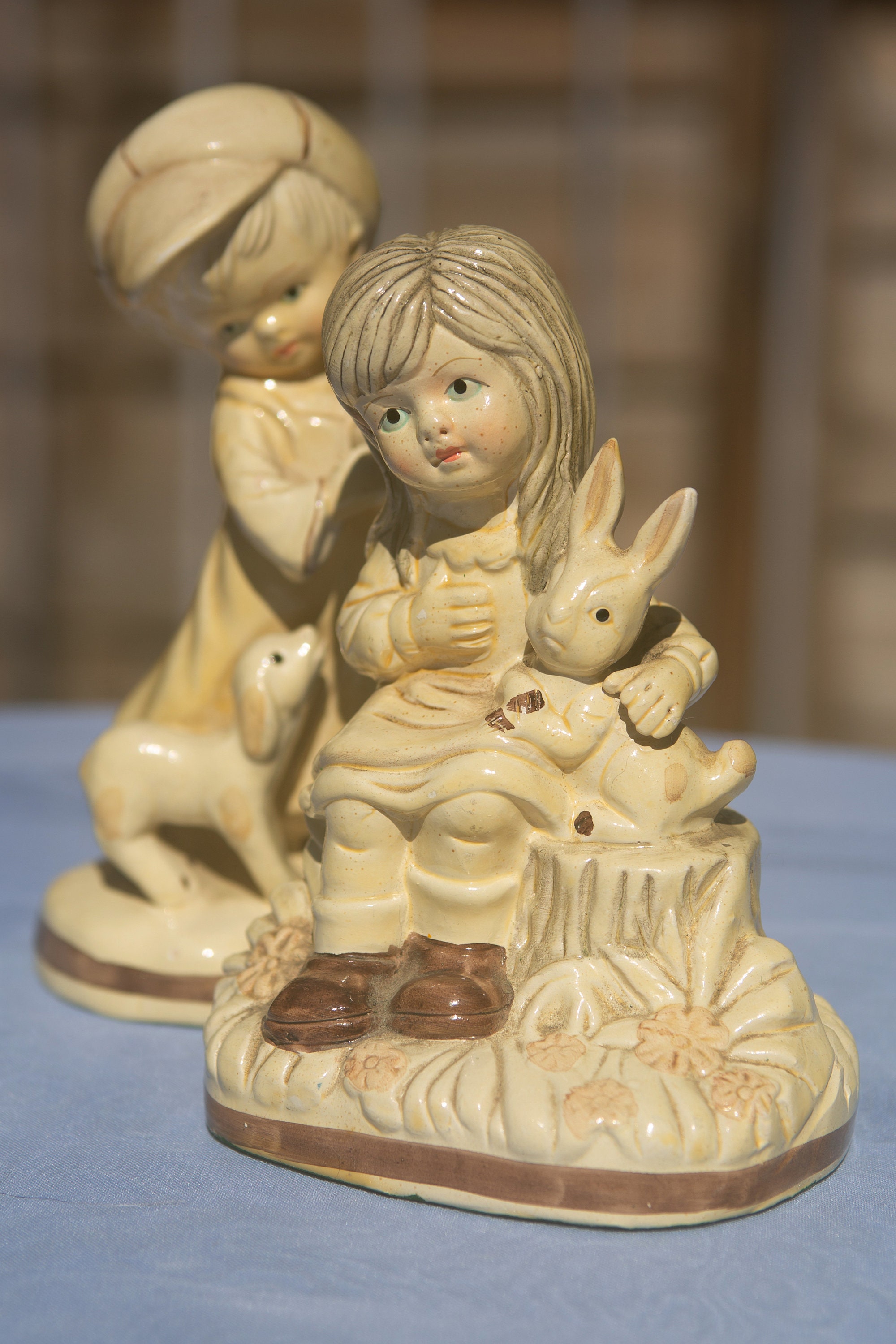 Two Very Pretty Porcelain Statuettes. - Etsy