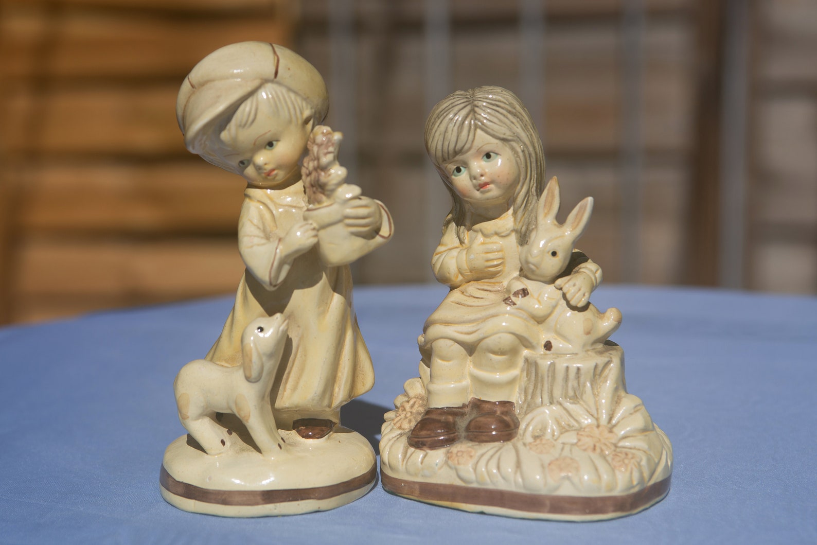 Two Very Pretty Porcelain Statuettes. - Etsy