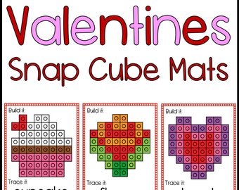 Spring NO PREP Snap Cube Mats for Preschool and Kindergarten | Etsy