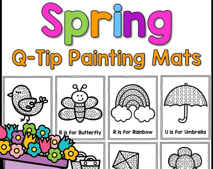 Spring NO PREP Tangram Pattern Block Mats for Preschool and ...