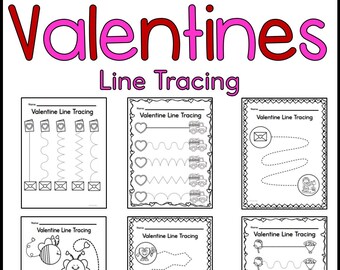 Valentines NO PREP Q Tip Painting Mats for February Preschool and ...