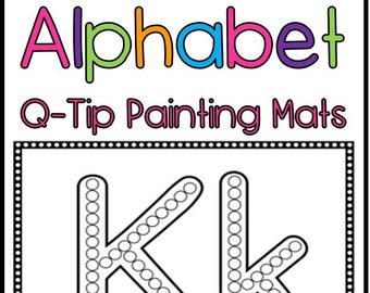 Spring NO PREP Q Tip Painting Mats for Preschool and - Etsy