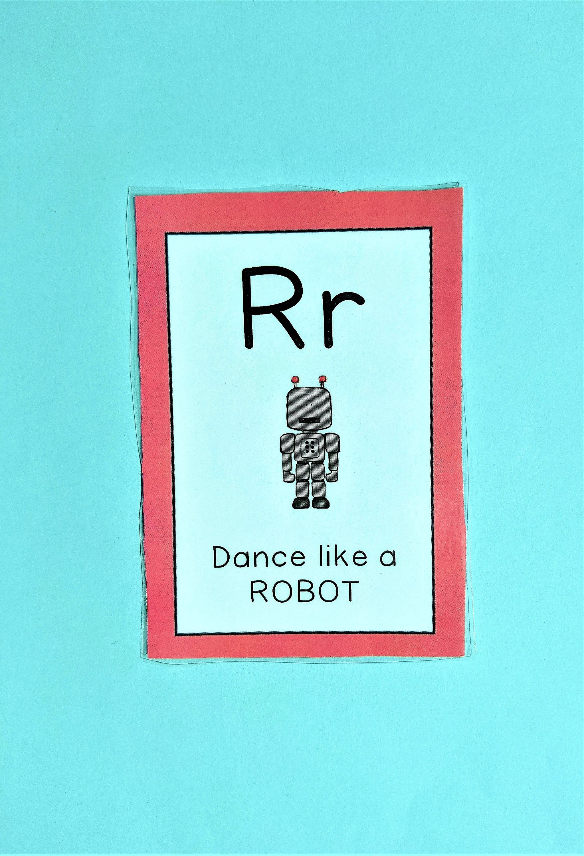 ABC Alphabet Movement Cards - Etsy