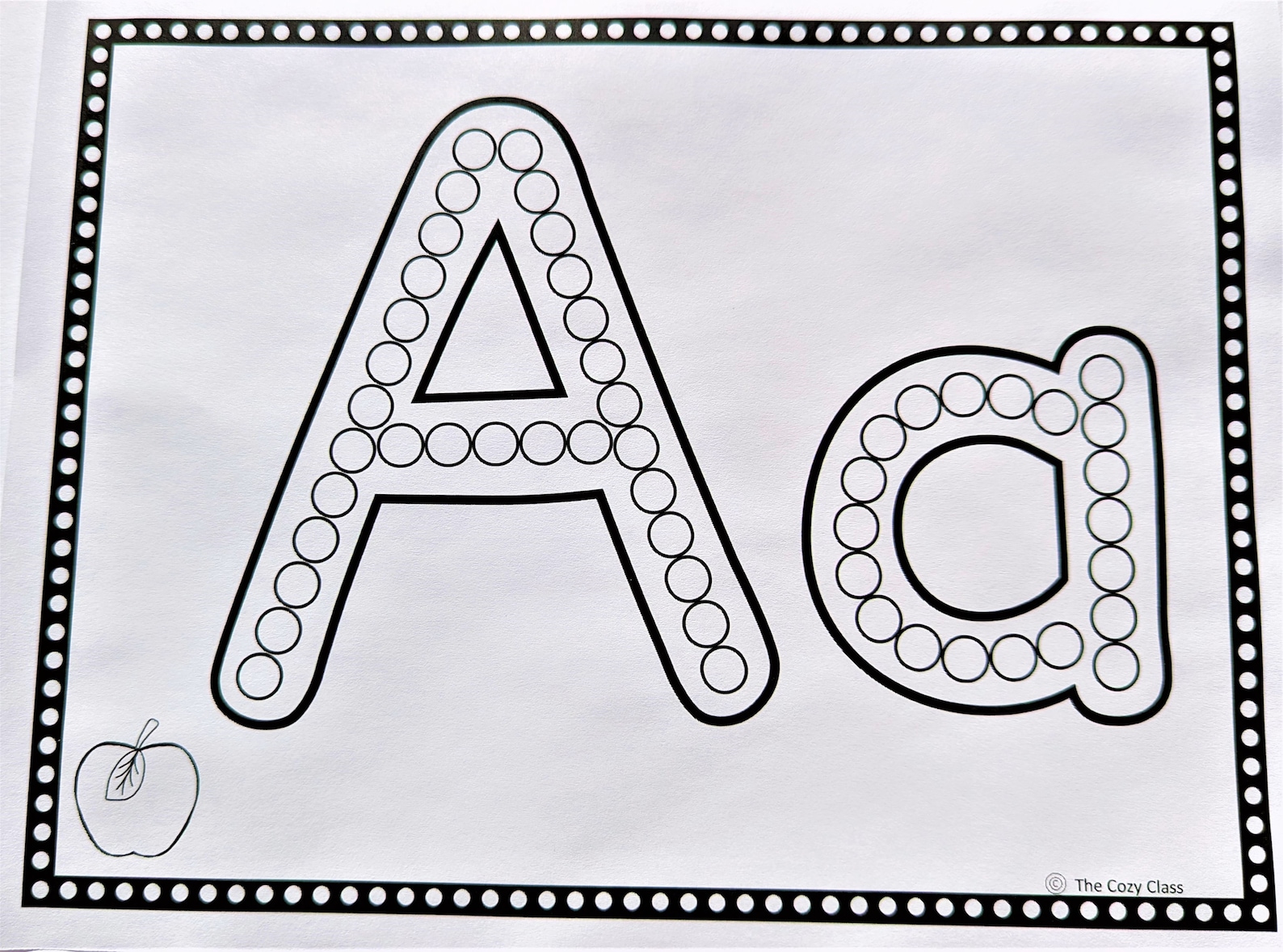 ABC Alphabet Q Tip Painting Mats - Etsy