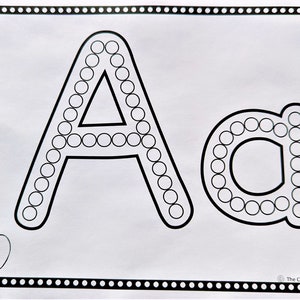 ABC Alphabet Q Tip Painting Mats - Etsy