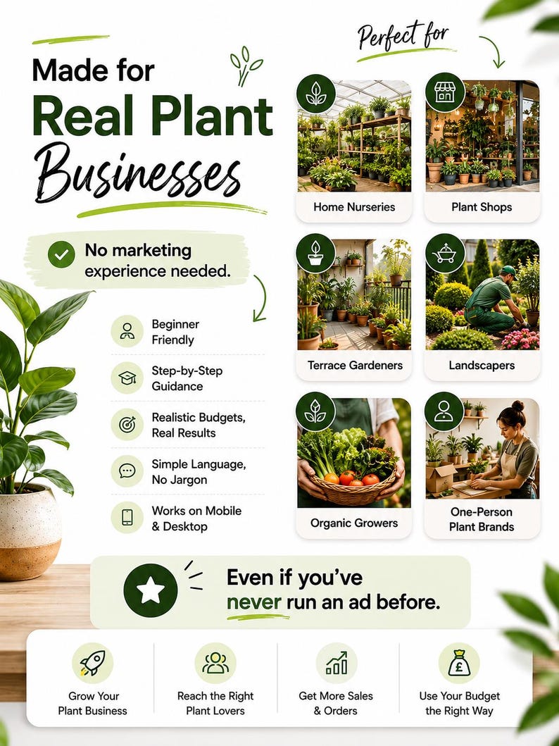 Small Business Marketing Guide for Plant Businesses | Instagram, Tiktok ...