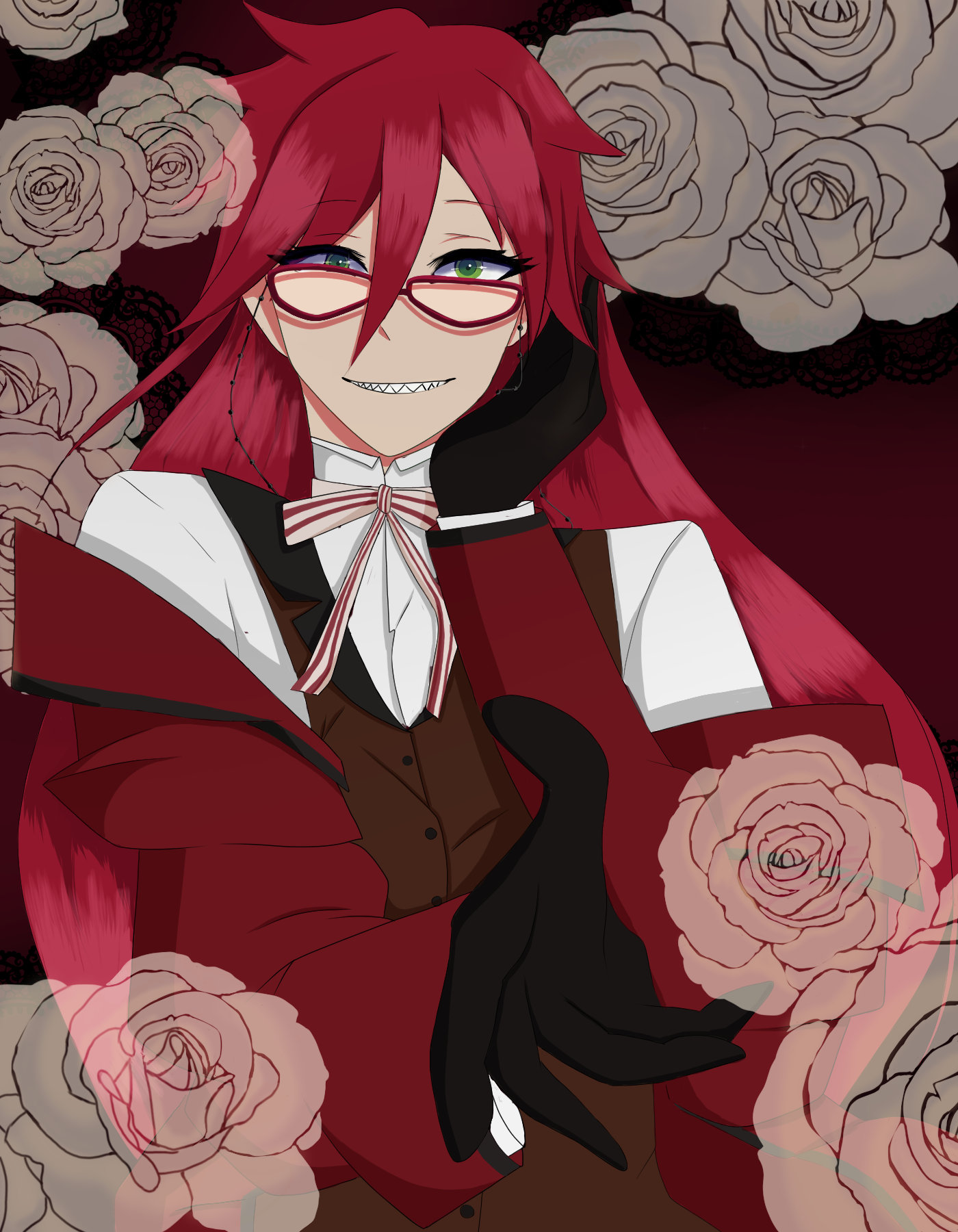 Grell From Black Butler Art