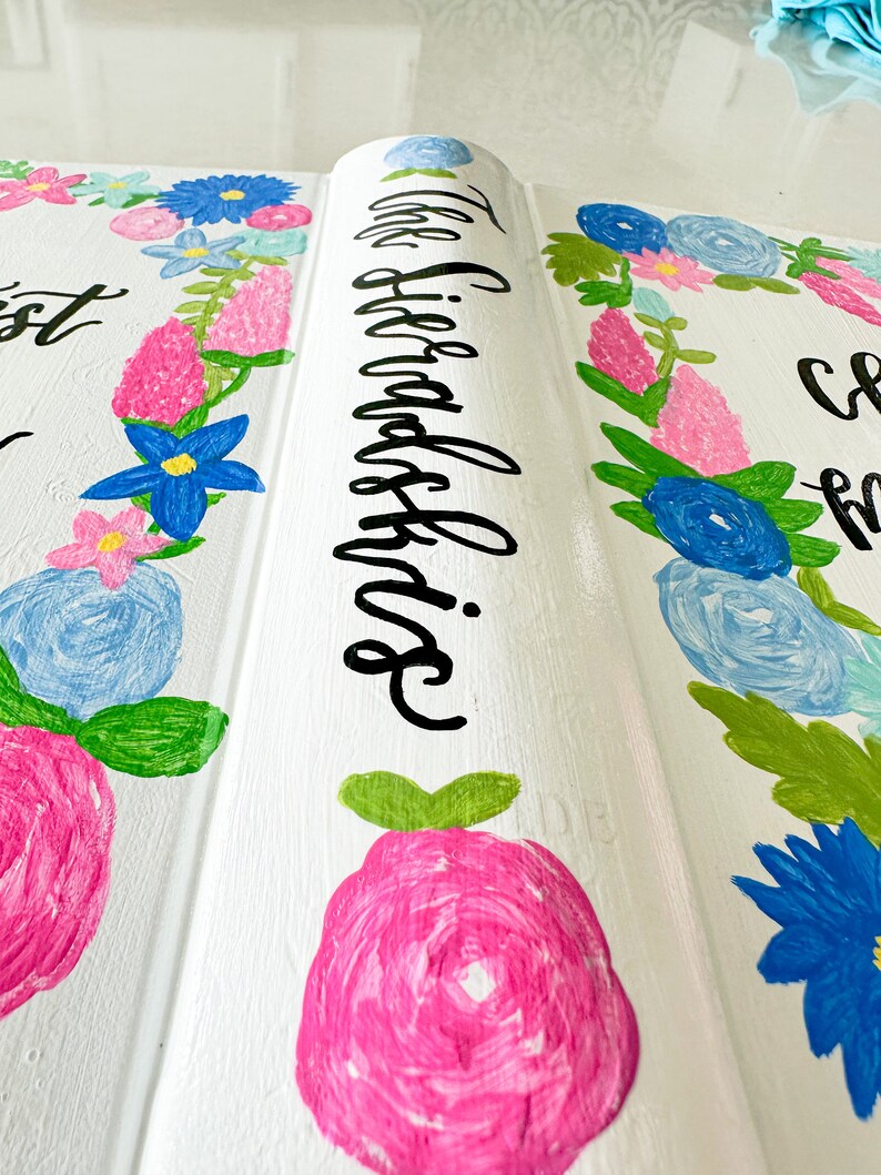 LARGE Fully Custom Christian Catholic Wedding Bible Family Heirloom ...