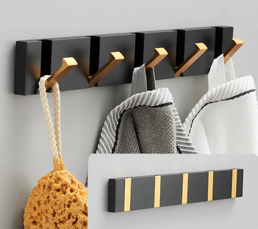 Foldable Wall Mounted 2ways Installation Entryway Rack Decorative Wall ...
