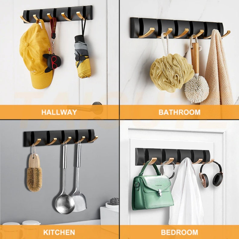 Foldable Wall Mounted 2ways Installation Entryway Rack - Etsy