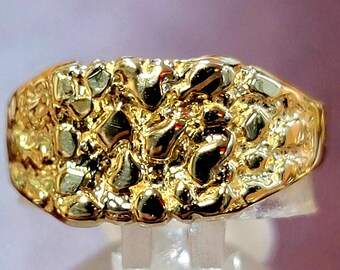Nugget Ring - Etsy