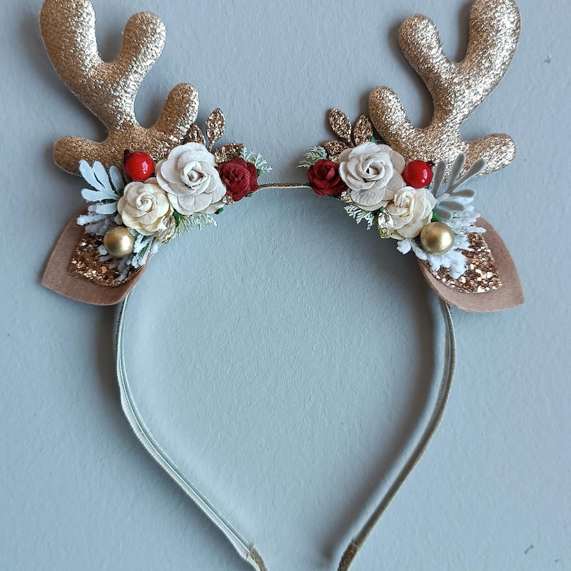 Christmas Reindeer Headbands for Women - Etsy