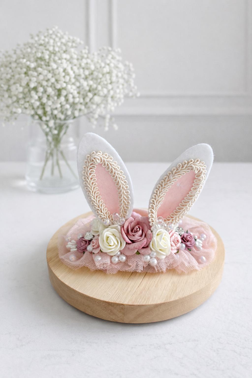 Easter Headband With Bunny Ears, Easter Photo Session, Baby Bunny ...