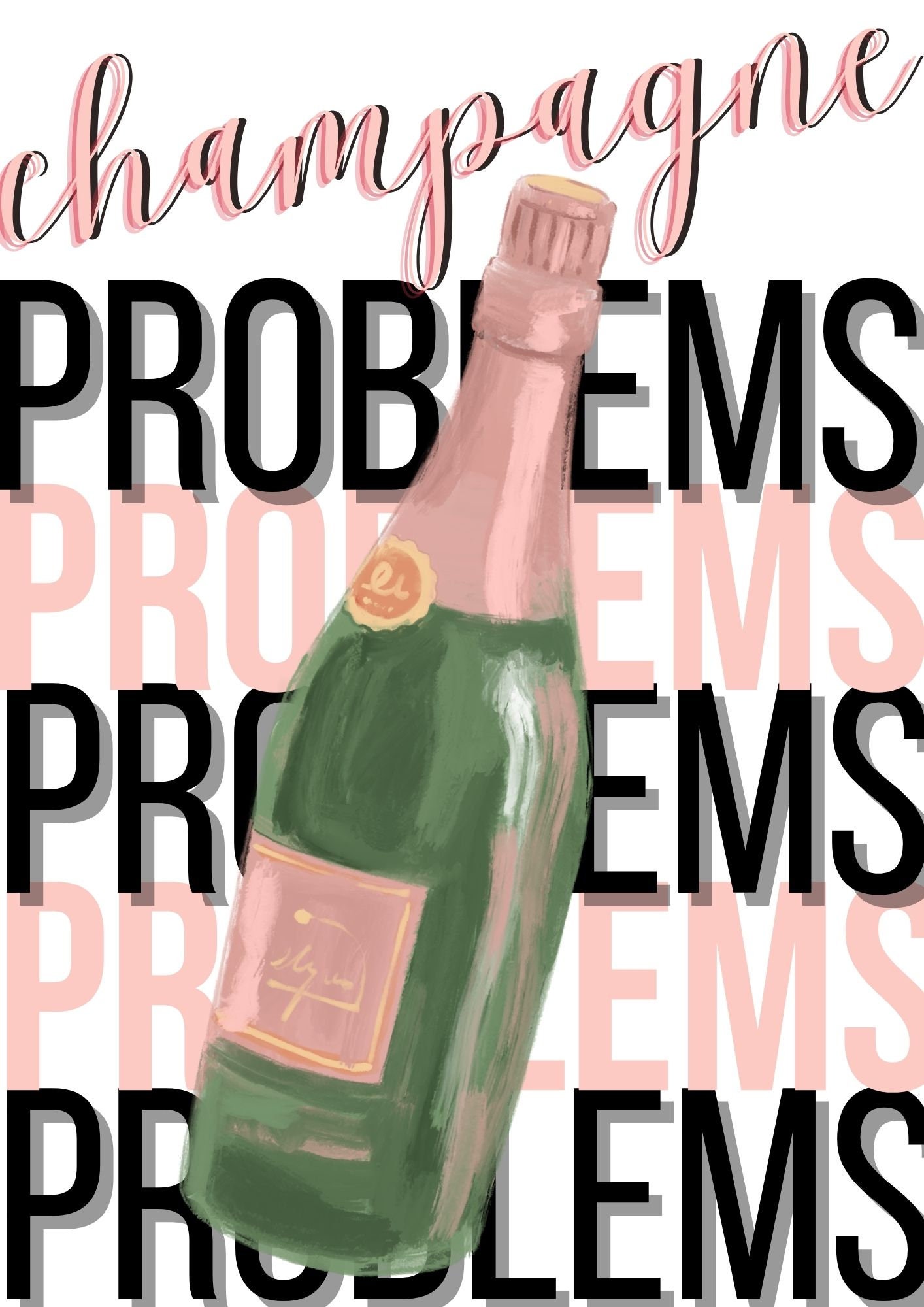 Taylor Swift Champagne Problems Art Champagne Problems - Etsy
