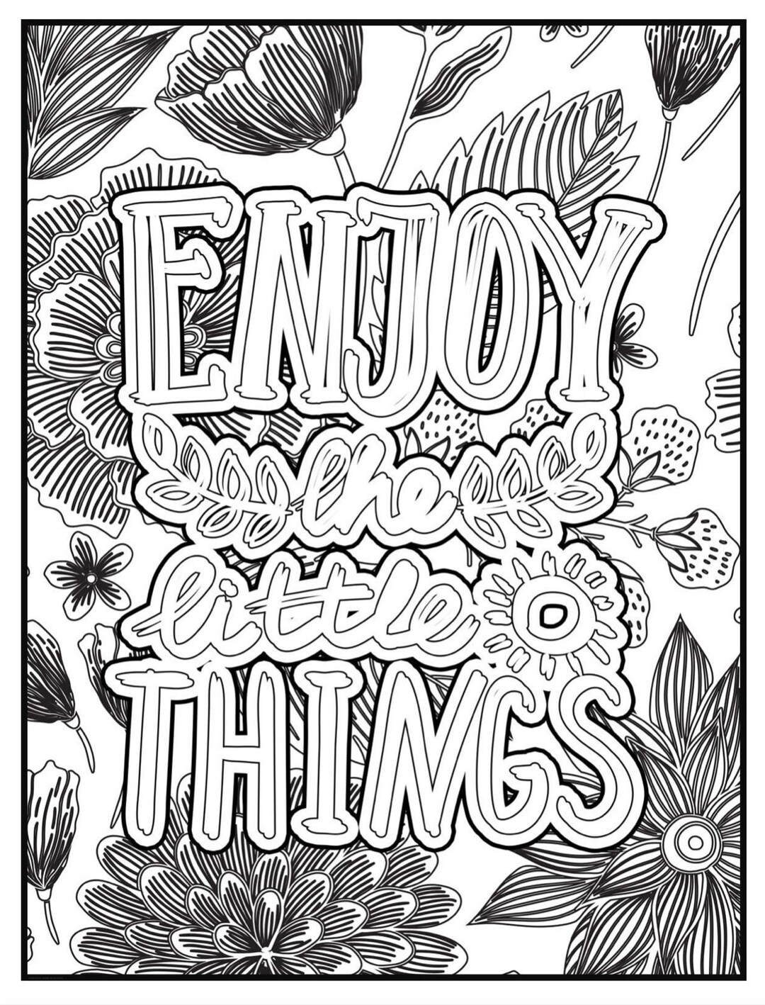 50 Inspirational Quotes to Colour In - Etsy