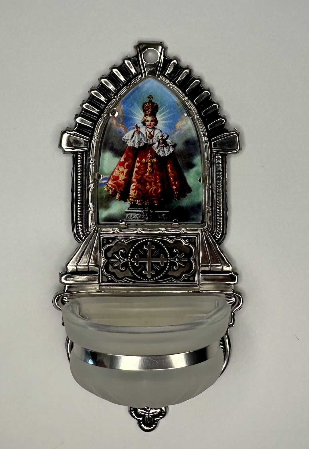 Holy Water Font-infant Jesus of Prague - Etsy
