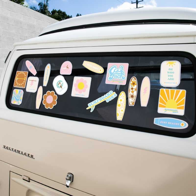 Sunshine Daisy Surfboard Sticker - Etsy