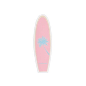 Palm Tree Surfboard Sticker - Etsy