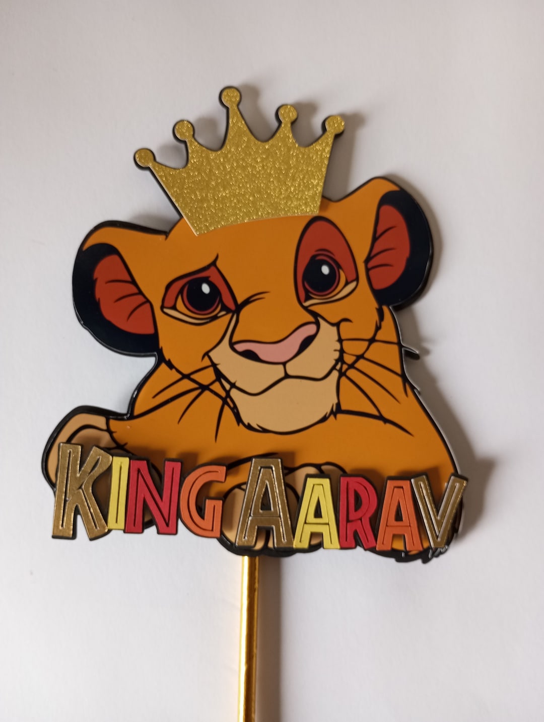 Lion King Cake Topper - Lion King Themed Cake - Etsy