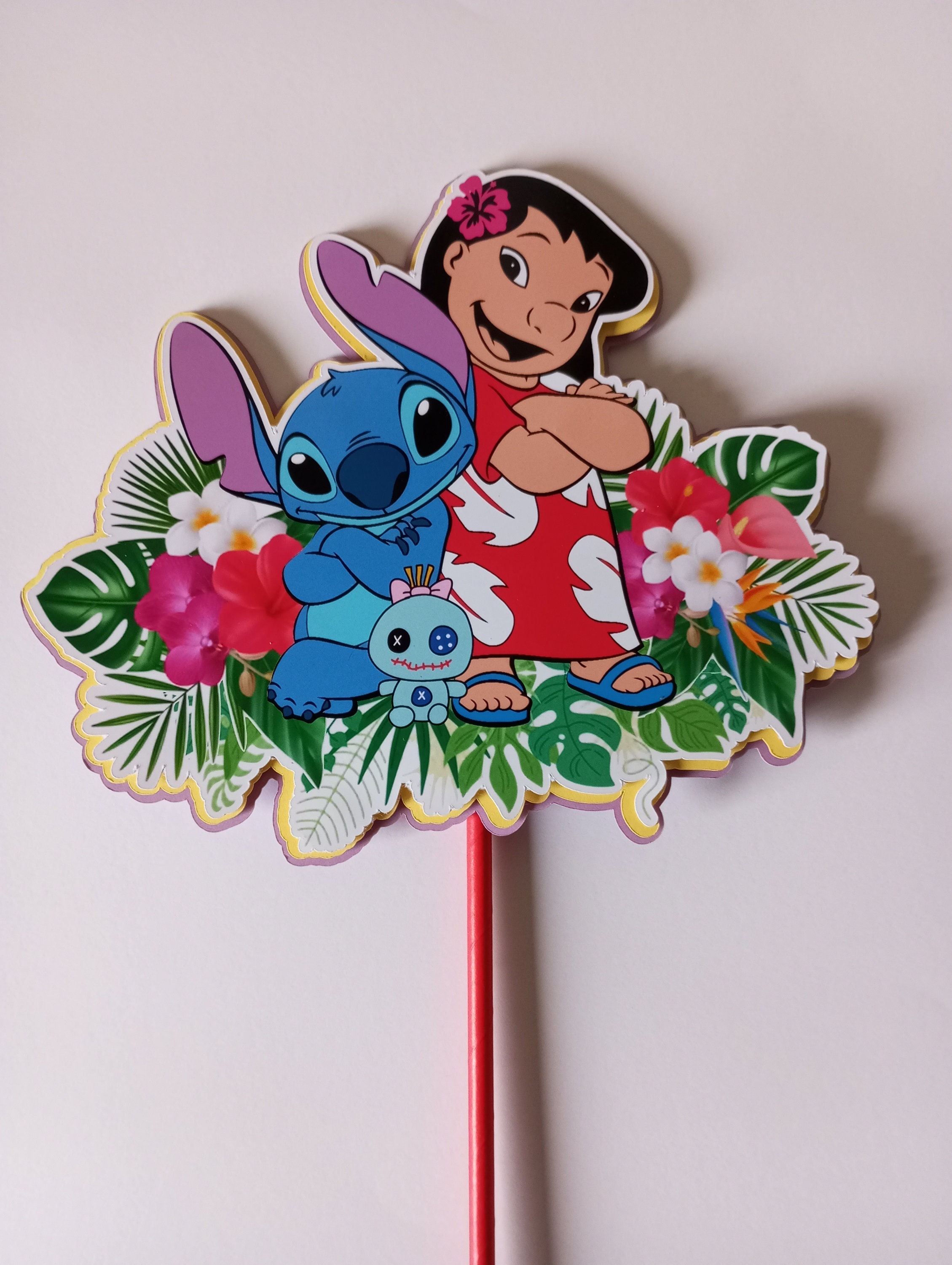 Topper Lilo E Stitch Detalles Mágicos Concepción | Cake Topper