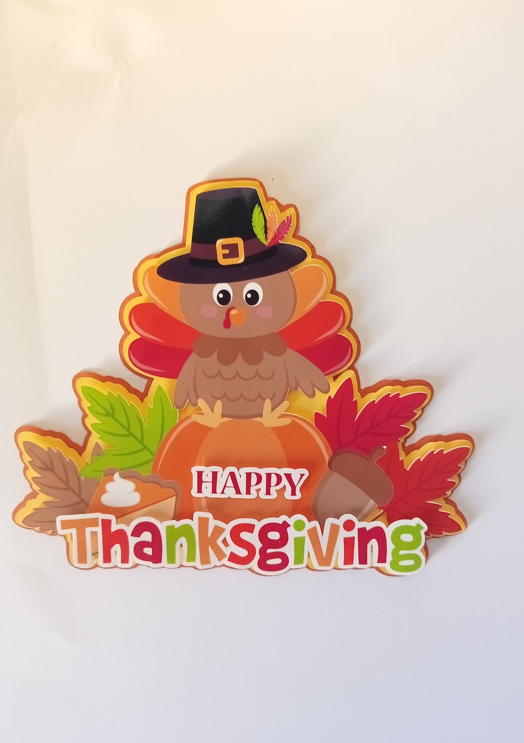Topper de pastel de acción de gracias - Etsy España