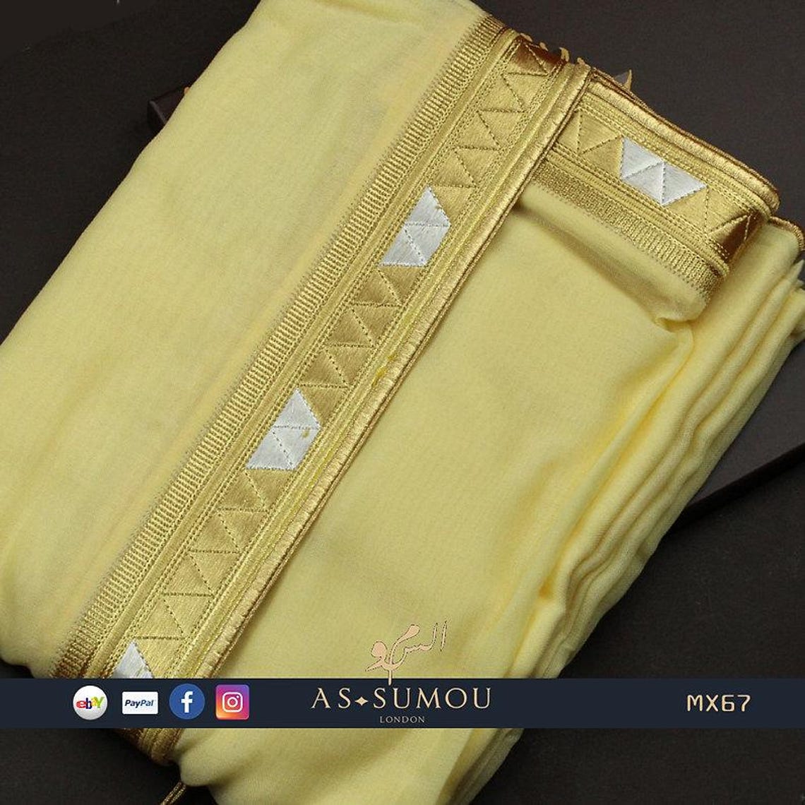 Rare Authentic Golden Dubai Bisht Premium Khaliji Men Cloak Embroidery ...